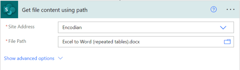 Generate Word documents with repeating tables using Power Automate