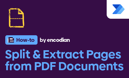 Split a PDF Document with Power Automate