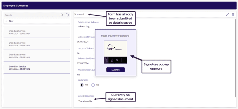 Create and Sign PDFs from Power Apps — Encodian