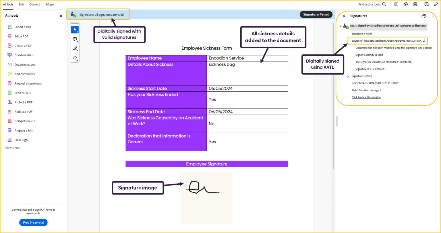 Create and Sign PDFs from Power Apps — Encodian