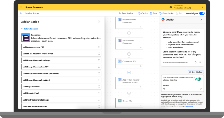 Flowr Dedicated + / Flowr Dedicated OCR — Encodian