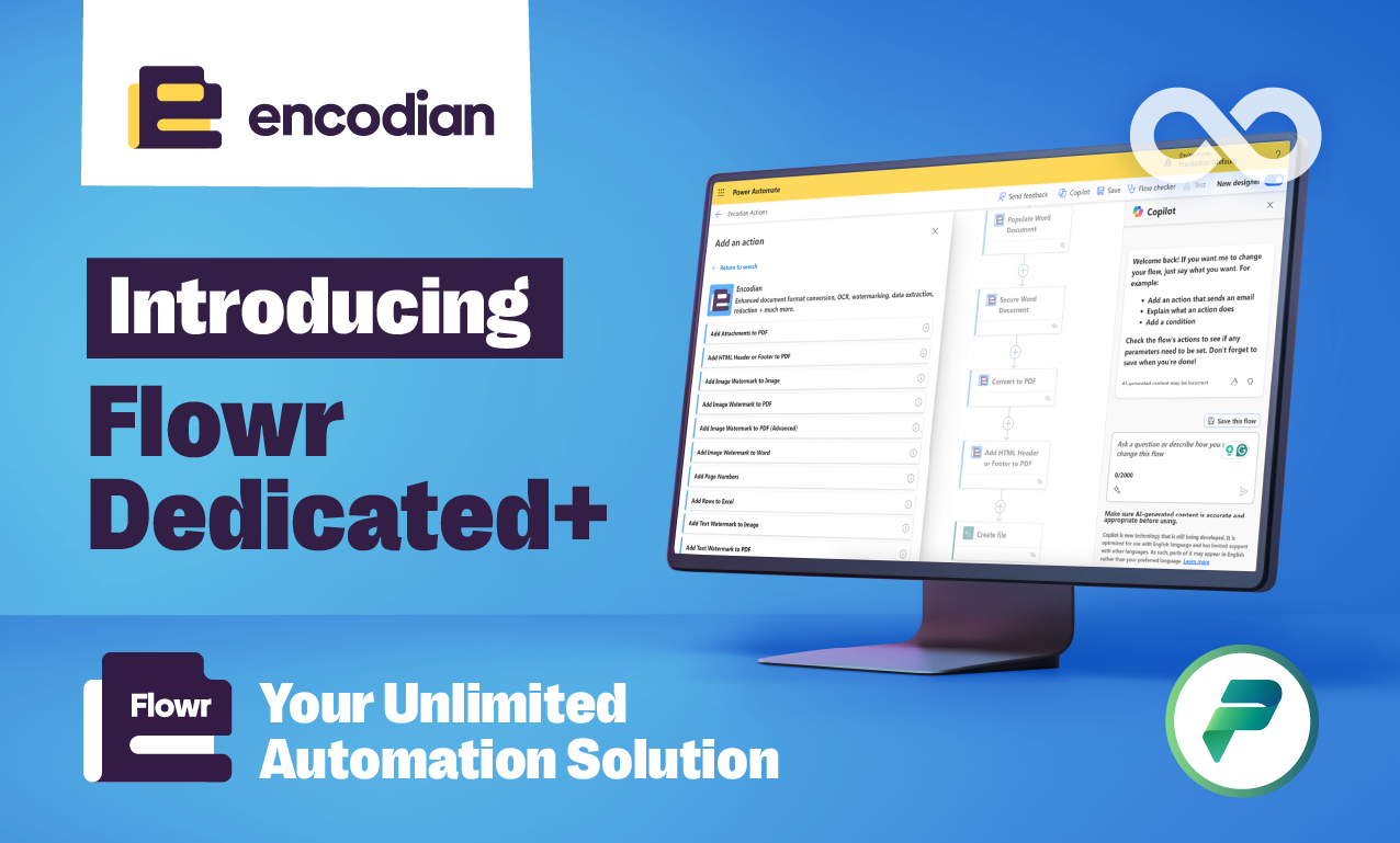 Unlimited Automation Solution: Encodian Flowr's Dedicated+ Plan