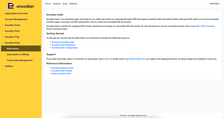 A Comprehensive Guide to the Encodian Account Portal — Encodian