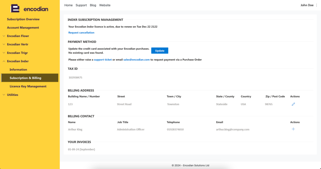 A Comprehensive Guide to the Encodian Account Portal — Encodian