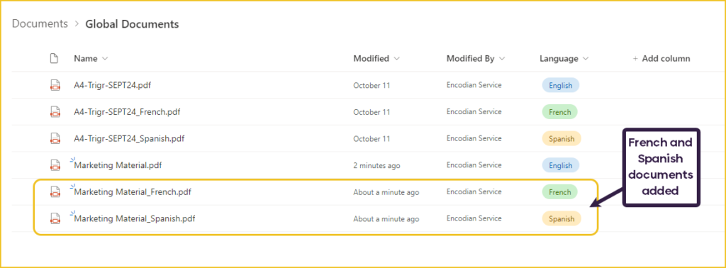 Translate Files in Power Automate with Encodian Flowr — Encodian