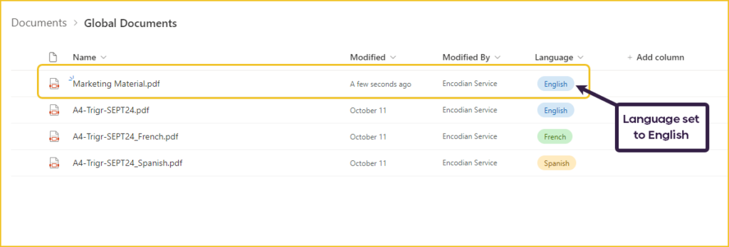 Translate Files in Power Automate with Encodian Flowr — Encodian