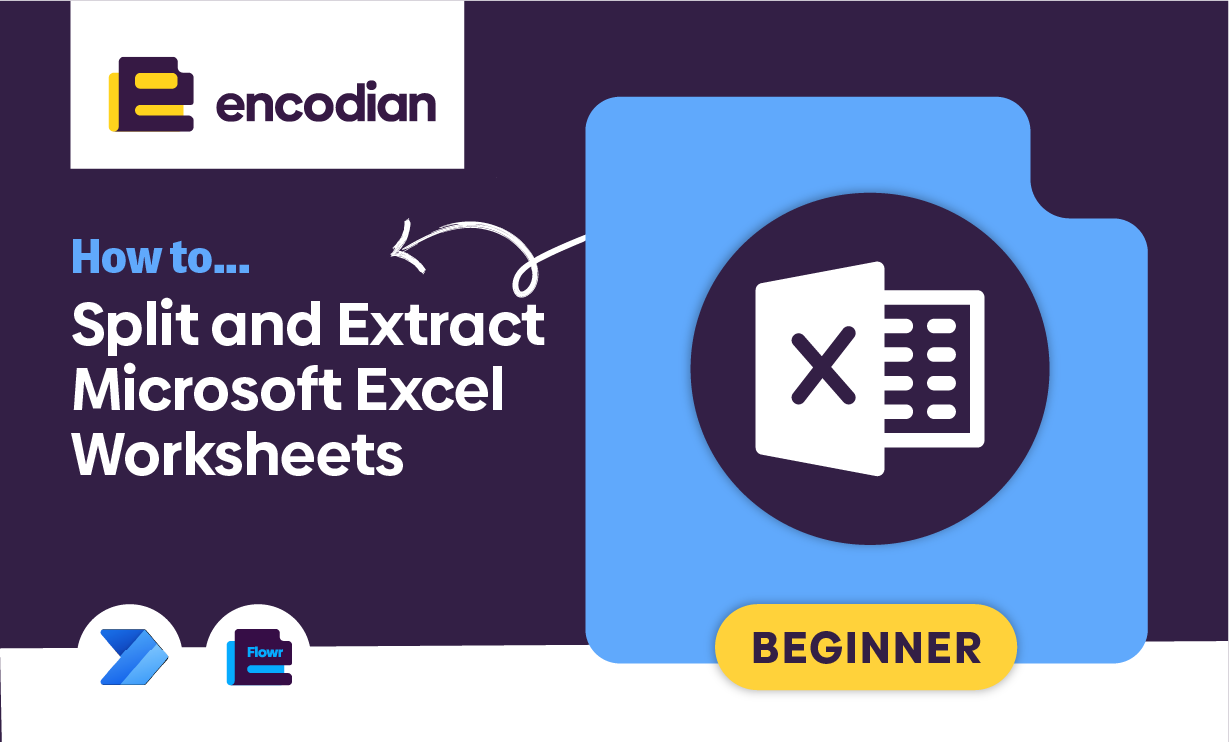 How To Split Excel Worksheets Into Separate Files With Power Automate