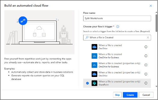 How to Split Excel Worksheets into Separate Files with Power Automate ...